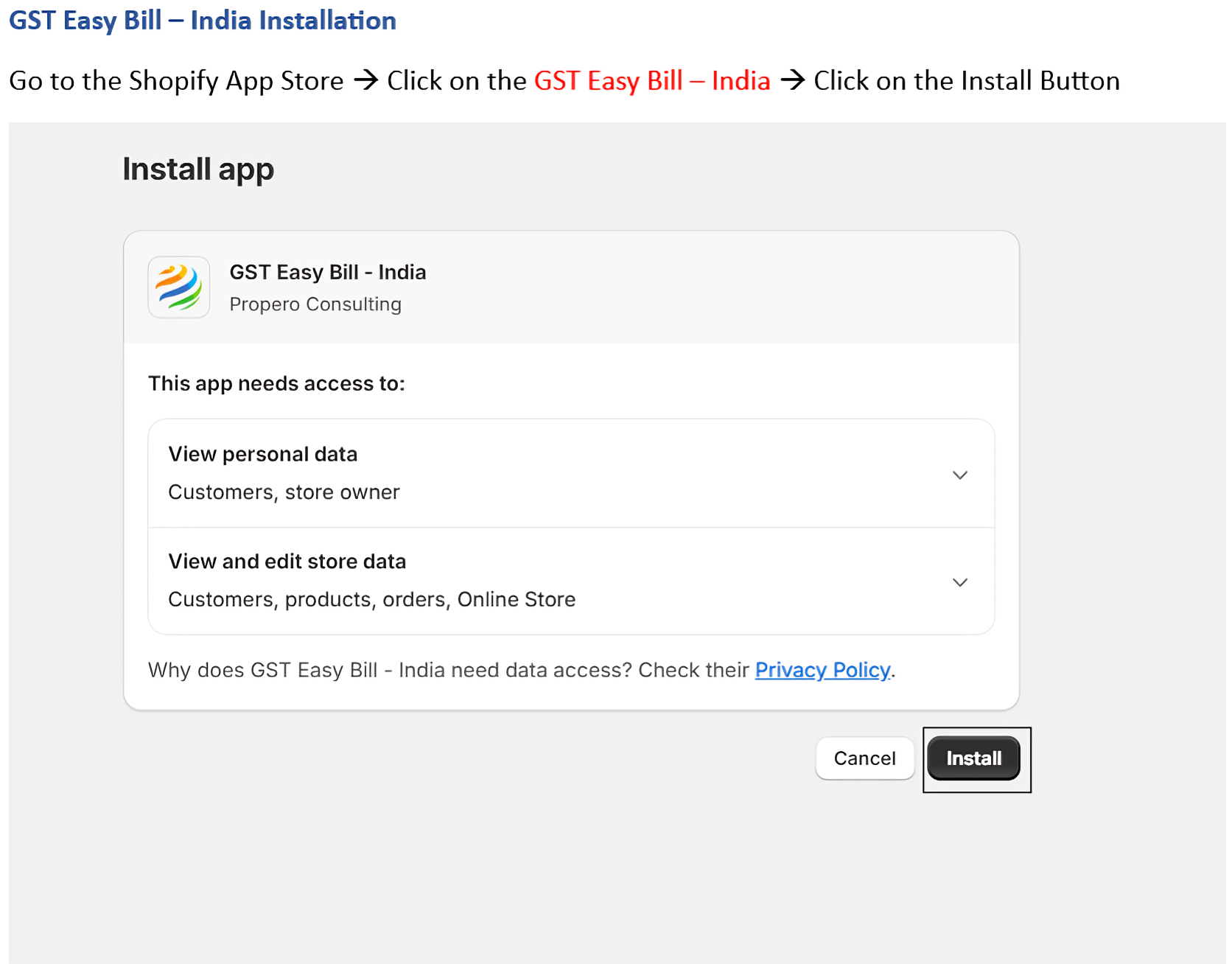 Gst Tutorial – Propero